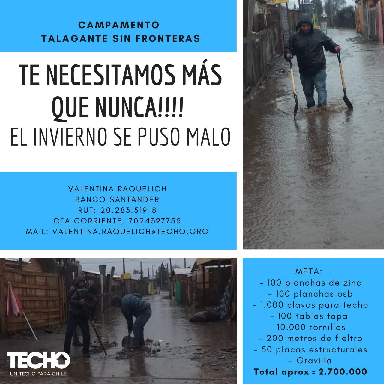 Campaña Techo Chile 1 | Instituto Nacional