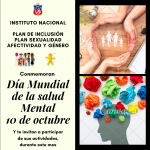 10 DE OCTUBRE: DÍA MUNDIAL DE LA SALUD MENTAL | Instituto Nacional