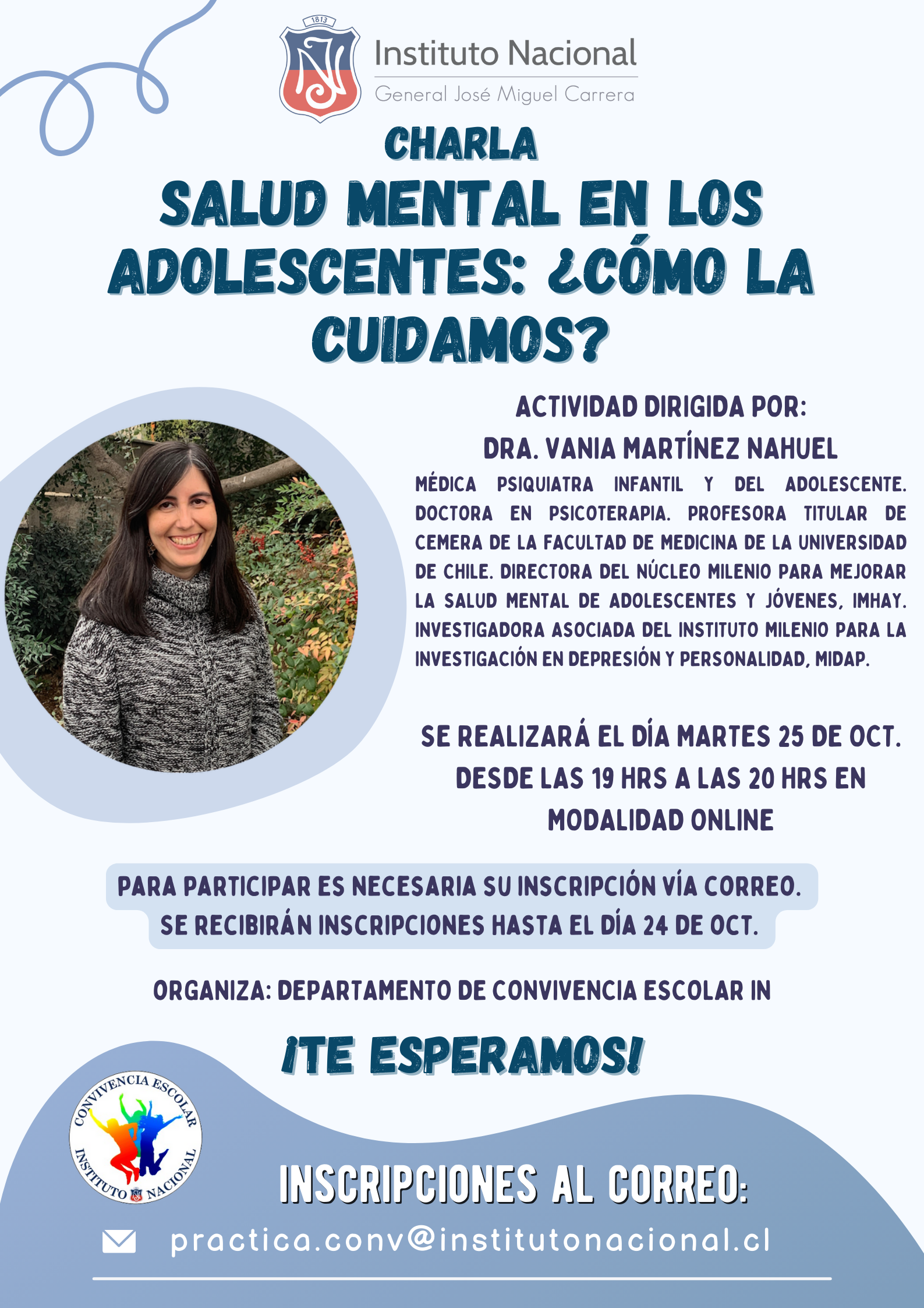 CHARLA «SALUD MENTAL EN LOS ADOLESCENTES: ¿CÓMO LOS CUIDAMOS ...