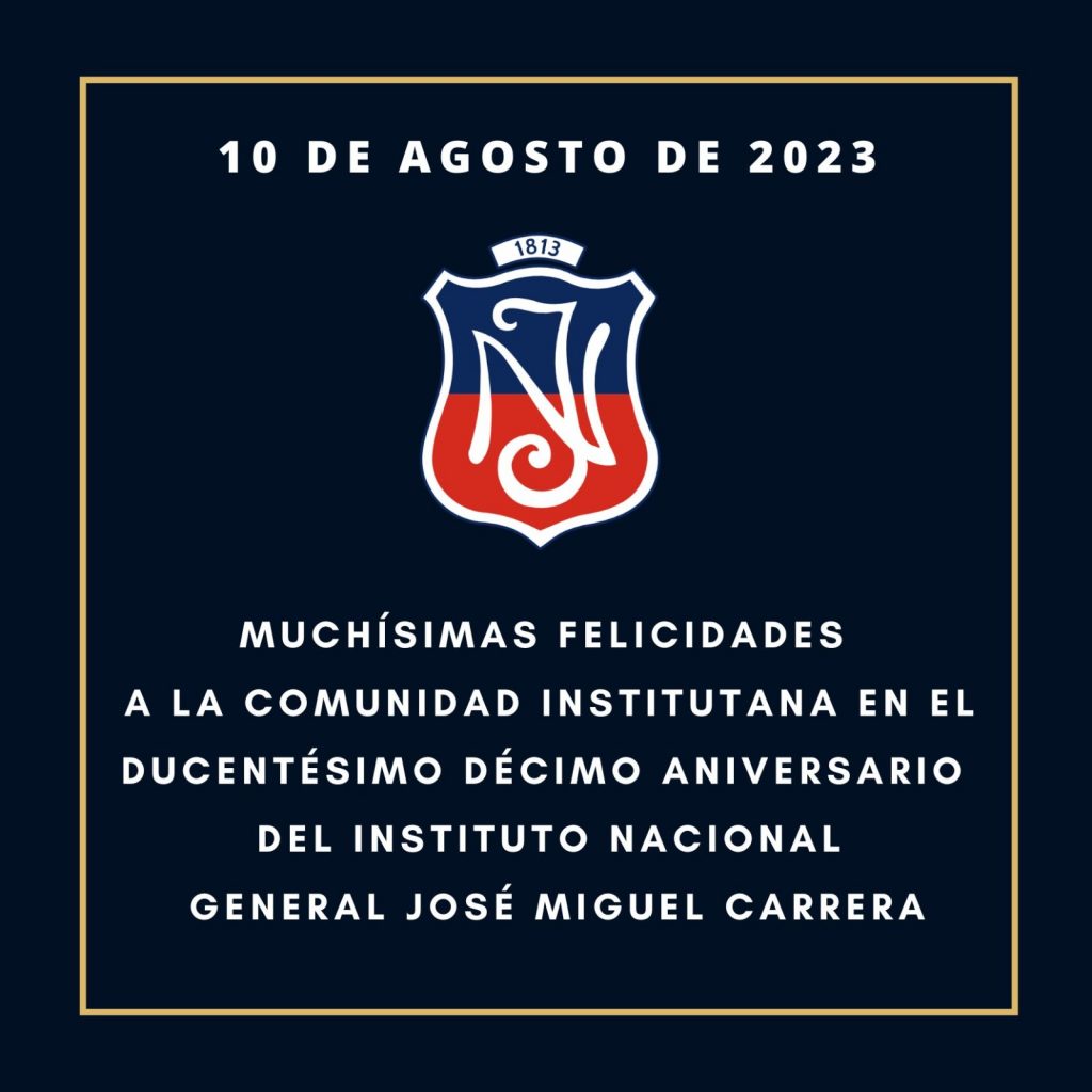 FELIZ ANIVERSARIO COMUNIDAD INSTITUTANA | Instituto Nacional