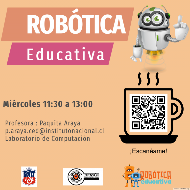 TALLER DE ROBÓTICA EDUCATIVA | Instituto Nacional